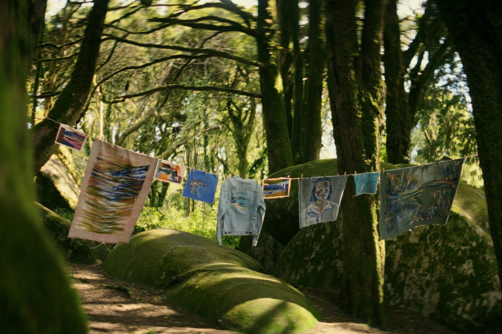 Screen grabs from the “Tanya Fryer – Catching Time” short artist ...