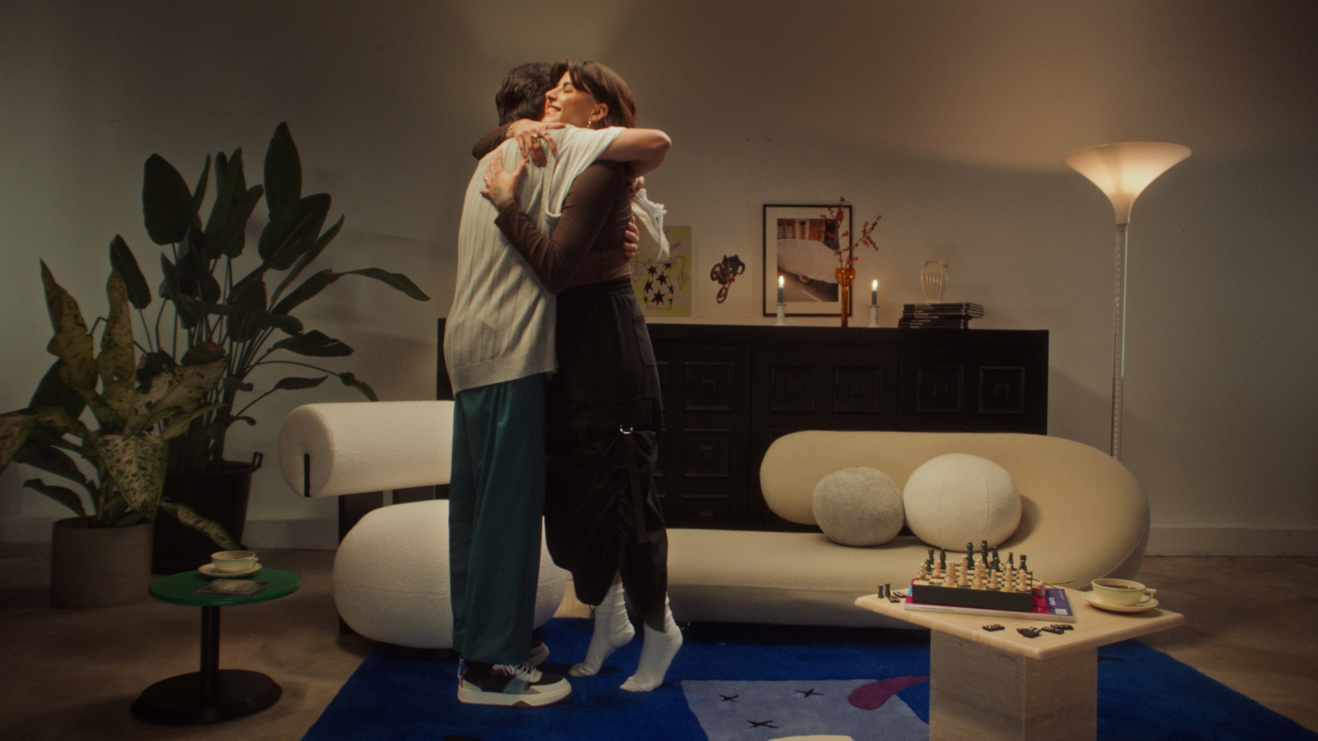 Screen grabs from the “SIDESTEP – The Art of Giving” video. Color ...