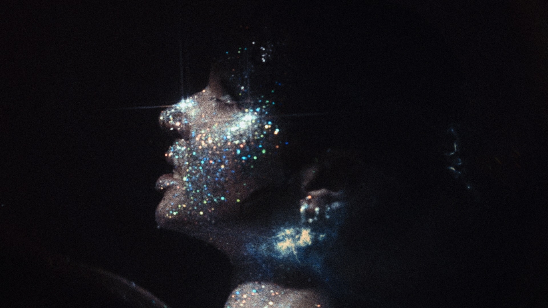 Screen grabs from the “Erika lundmoen – NEOTDAM” music video. Color ...