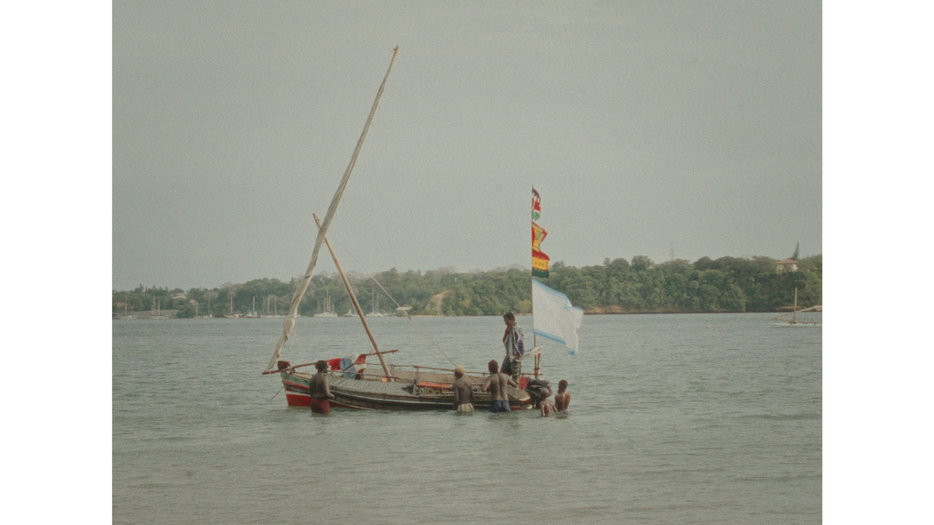 Screen grabs from the “in mombasa – Elgato Fritz” music video. Color ...