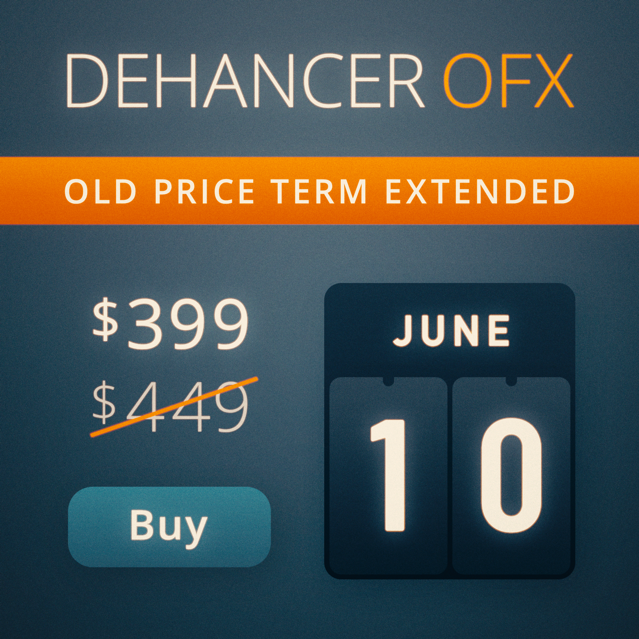 Don’t miss a chance to buy Dehancer OFX plugin at the old price ...