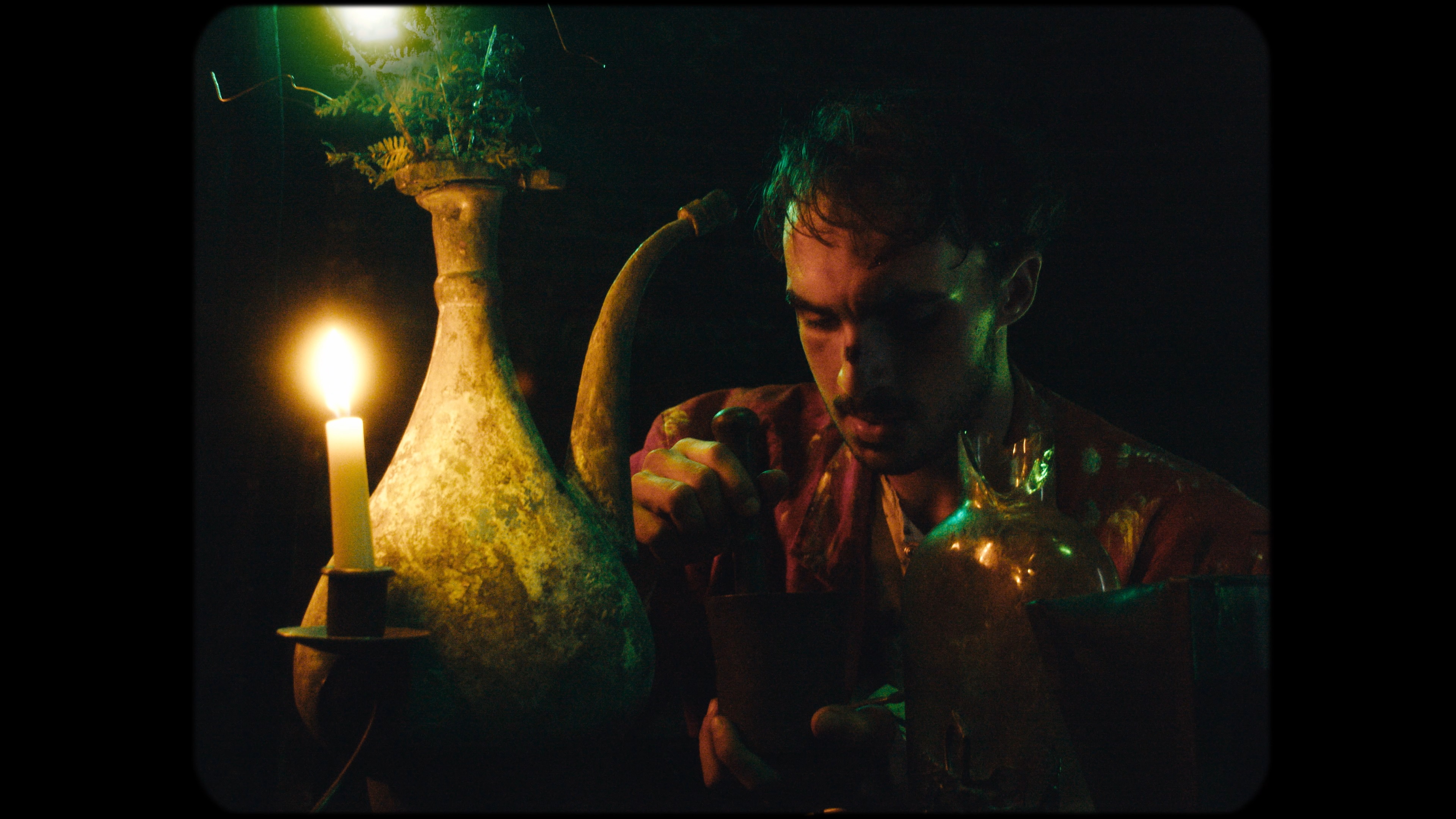 Screen grabs from the “The Ode on Cure” short film. Color graded by ...