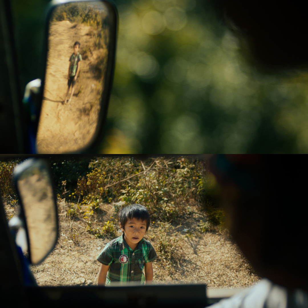 Screen grabs from the «A Road to A Village» feature film. Color graded ...