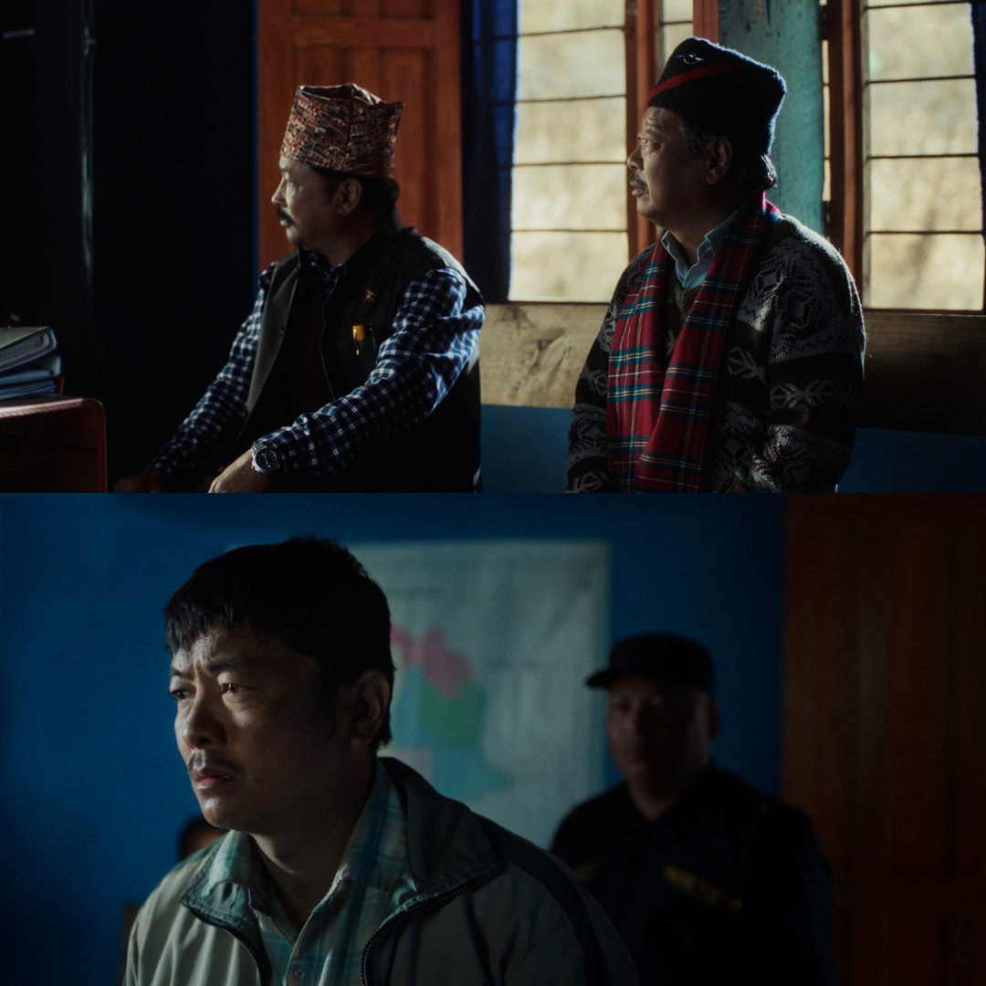 Screen grabs from the «A Road to A Village» feature film. Color graded ...