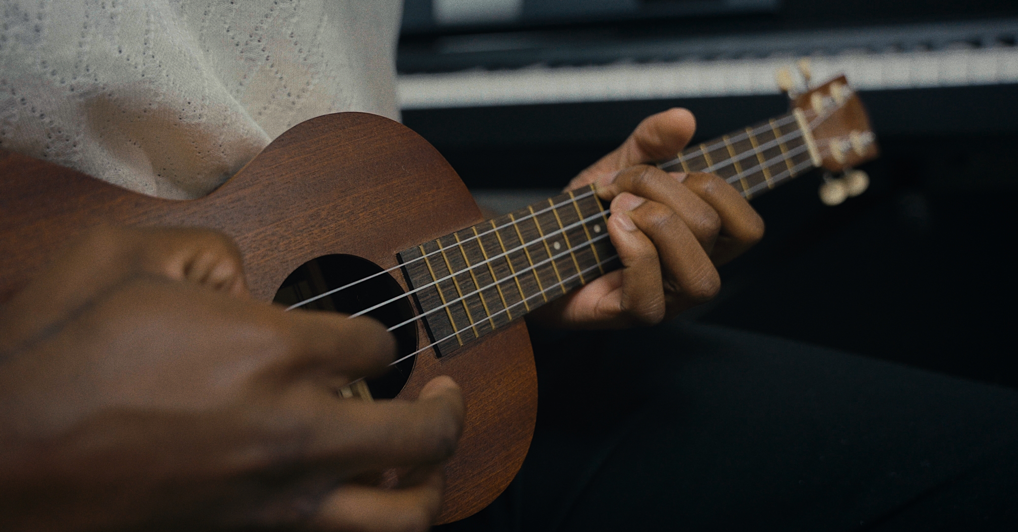 Screen grabs from the “Toujours un peu plus triste” documentary. Color ...