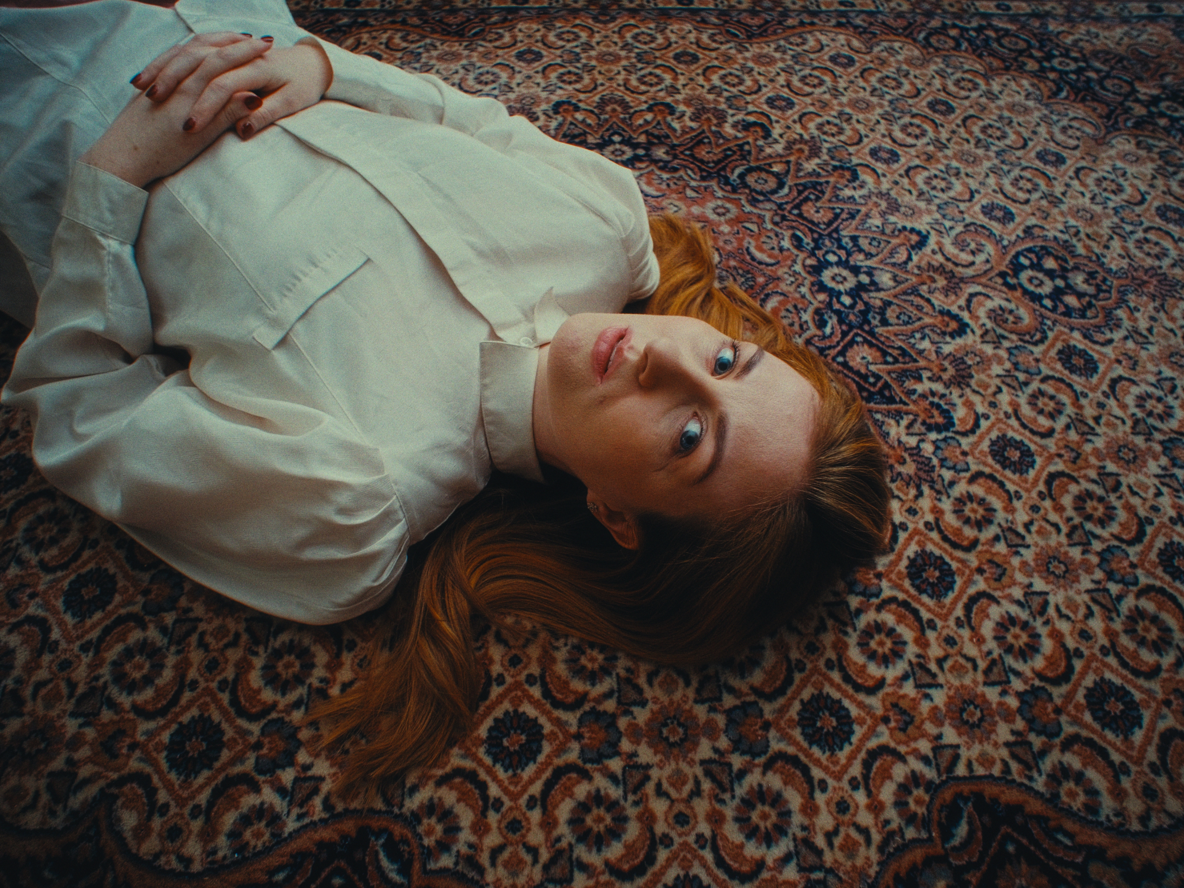 Screen grabs from the «Face To Punch – Varley» music video. Color ...