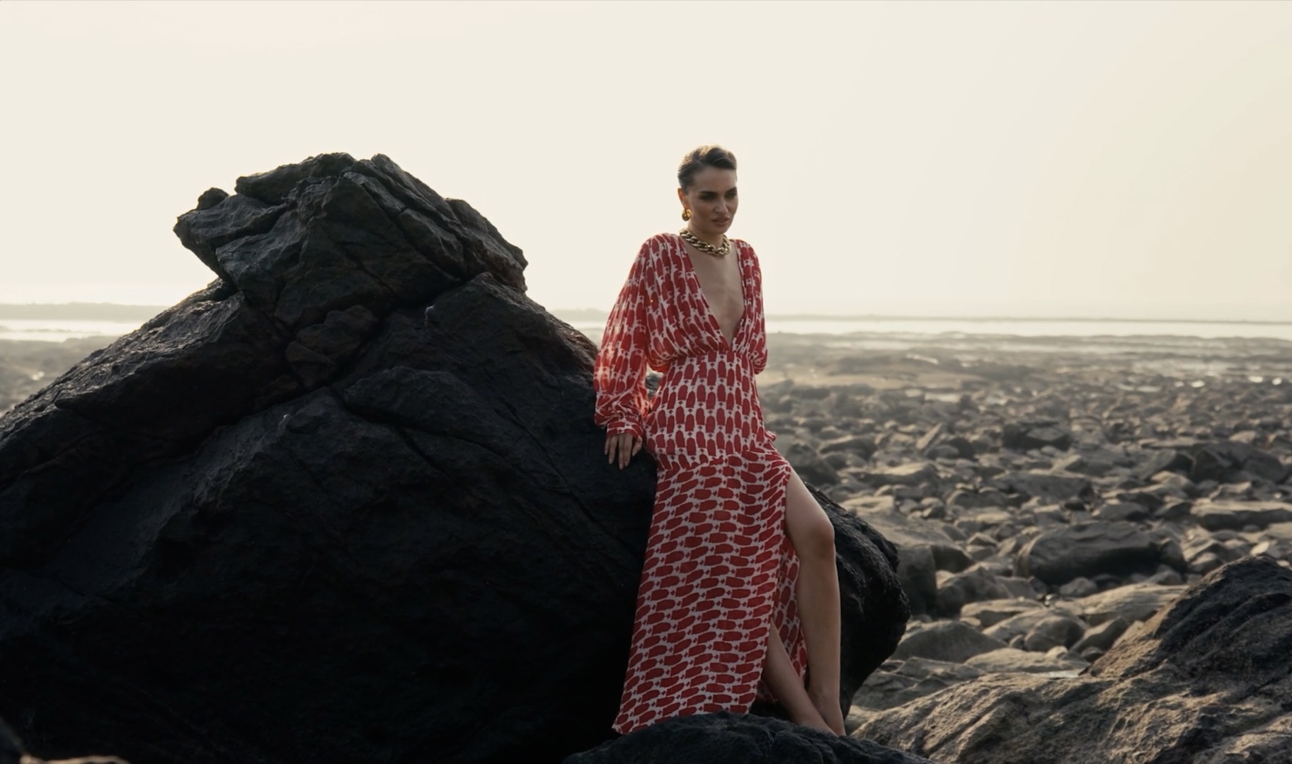 Screen grabs from “To the shore” fashion video. Color graded by Manawar ...