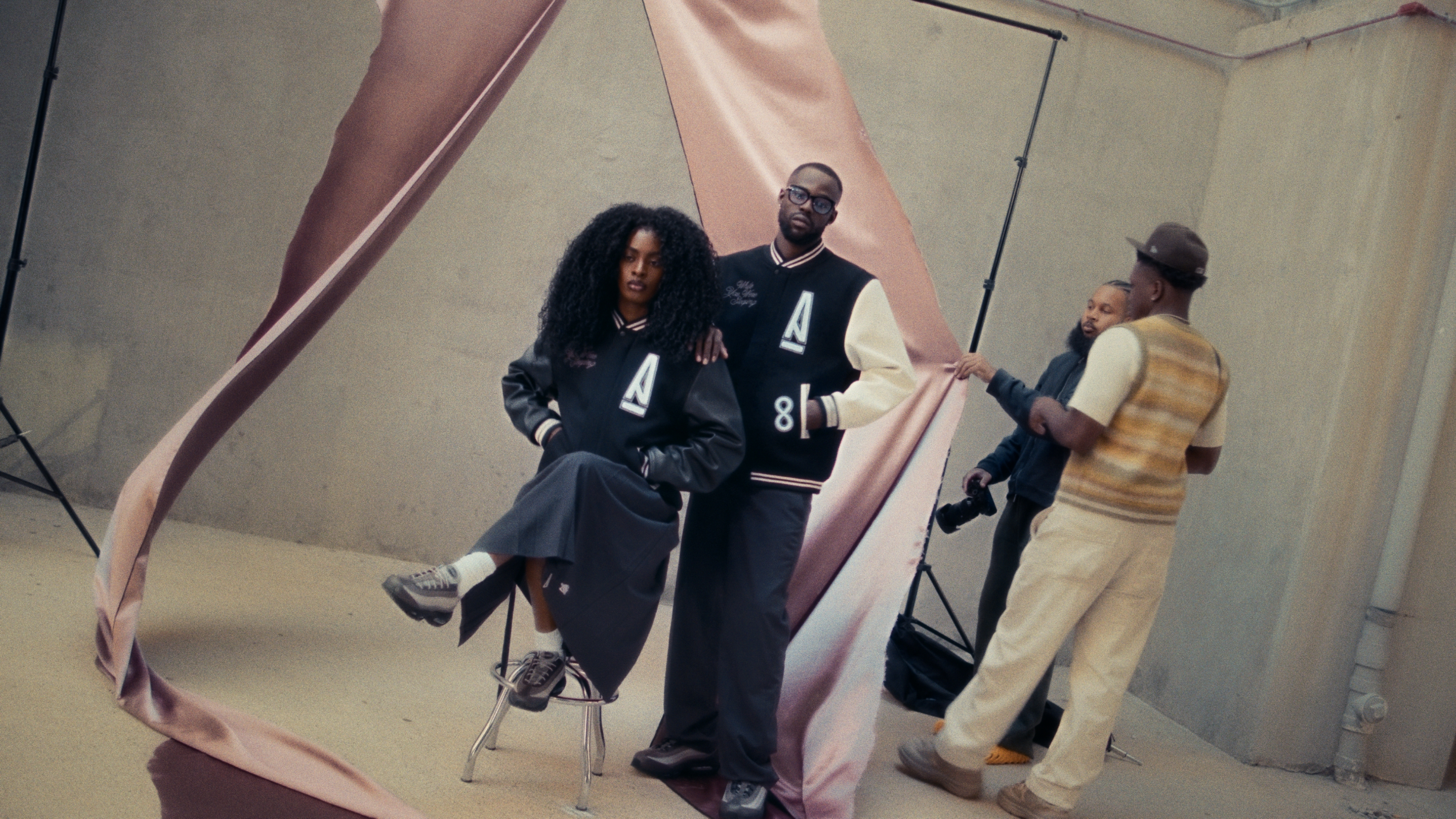 Screen grabs from the “A Ma Maniére x NIKE Air Max 95” project. Color ...