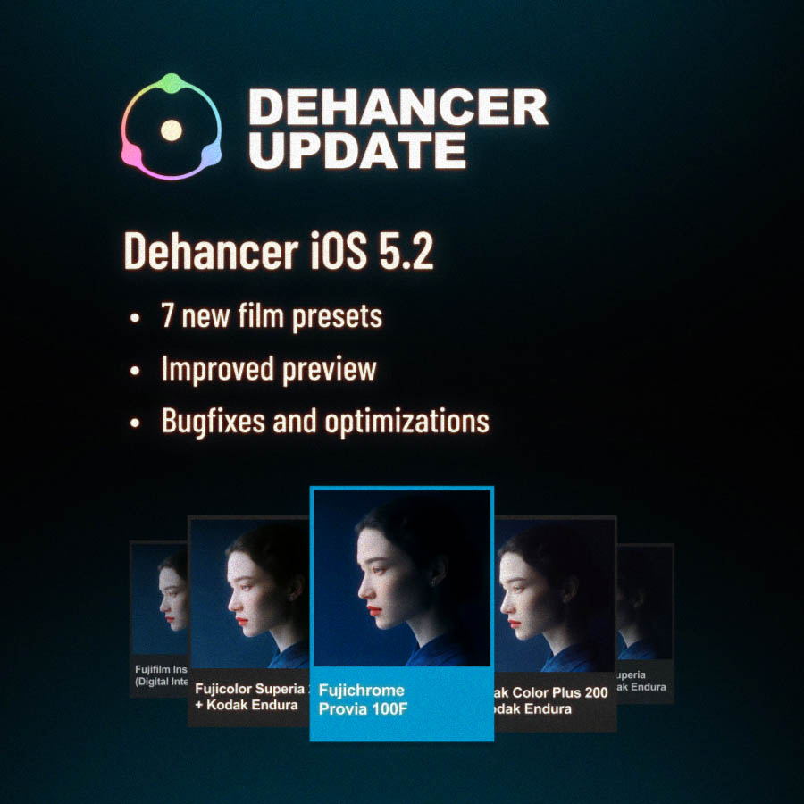 Dehancer 5.2 iOS app update – Dehancer Blog