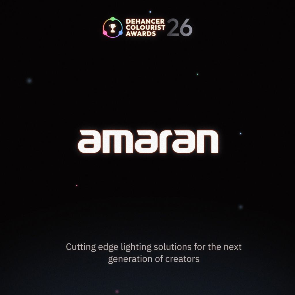 Introducing one of the Dehancer Colourist Awards partners: Amaran ...